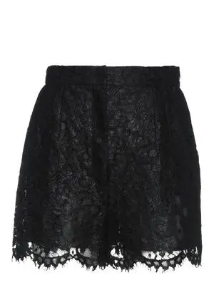 Dolce & Gabbana Lace Shorts - Black