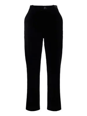 SAINT LAURENT Saint Laurent Velvet Straight Leg Trousers