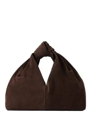 LOEFFLER RANDALL Helga Knotted Suede Tote - Brown