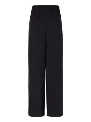 Theory Theory Crepon Wide-Leg Pants Black