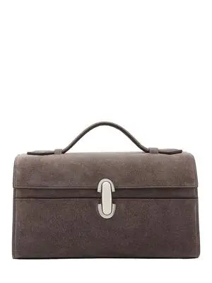 Savette Suede Pochette - Grey
