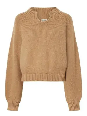 Khaite Cain Lofty Cashmere Sweater - Brown