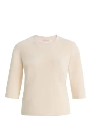 Suzie Kondi Corfu Velour Top - Ivory