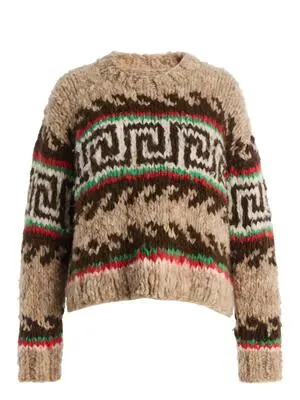 SUZIE KONDI Suzie Kondi Geometric Fair Isle Cashmere Sweater