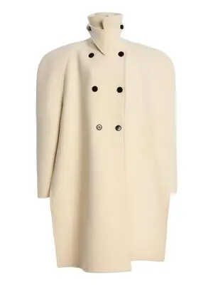 Burc Akyol Knot Wool Coat - White
