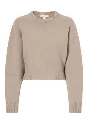 Alaïa Cashmere-blend Sweater - Neutrals