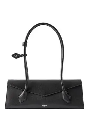 Alaïa Le Teckel Leather Shoulder Bag - Black