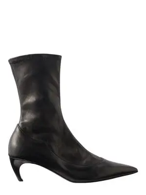 Khaite Valerie 55 Ankle Boots - Black
