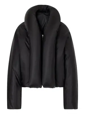 Alaïa Padded Shell Bomber Jacket - Black