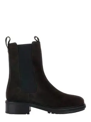 AeydĒ Suede Chelsea Boots - Brown