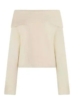 Giuseppe Di Morabito Off-shoulder Knitted Sweater - Neutrals