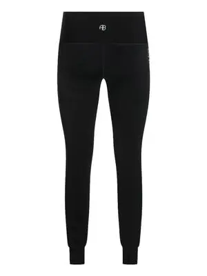 ANINE BING Logo-print Leggings - Black