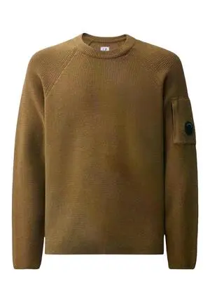 C.P. COMPANY C.P. Company Lens-Detail Waffle-Knit Sweater