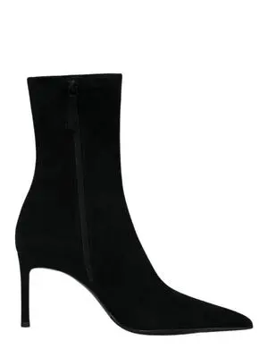 POTAMY POTAMY Point-Toe Suede Ankle Boots