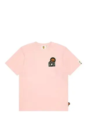 A BATHING APE Baby Milo® Store Graphic T-shirt - Pink