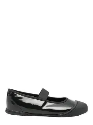 VANS Patent Leather Ballet Flats - Black