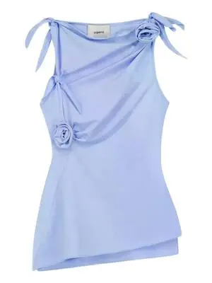 Coperni Asymmetric Knot Detail Top - Blue
