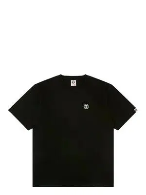 AAPE BY *A BATHING APE Moonface-patch T-shirt - Black