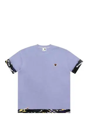 AAPE BY *A BATHING APE Moonface Logo T-shirt - Purple