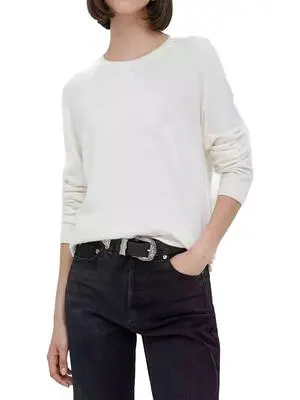 BENETTON Fine-knit Sweater - White
