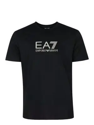 EA7 Logo-print T-shirt - Black