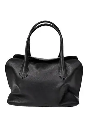 IACUCCI Leather Tote Bag - Black