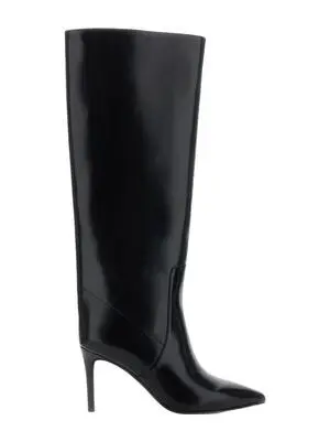 Jeffrey Campbell Pointed Toe Stiletto Heel Boots - Black