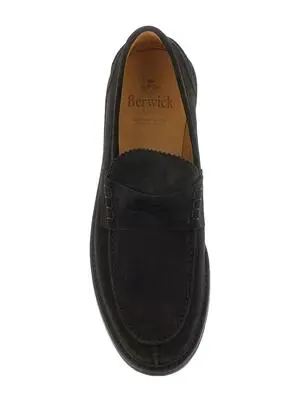 BERWICK 1707 Suede Loafers - Brown