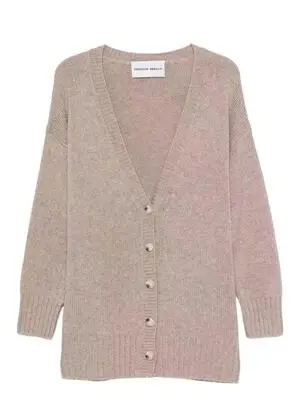 EMERSON RENALDI V-neck Knitted Cardigan - Brown