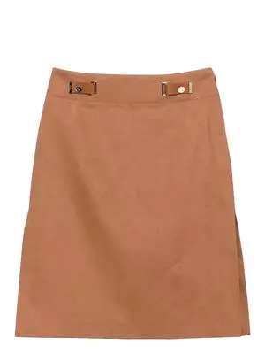 FENDI Fendi Buckle-Detail Midi Skirt