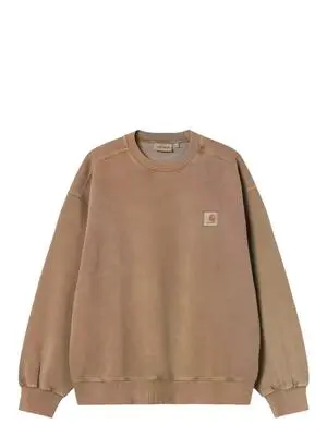 Carhartt Work In Progress Vista Logo-patch Cotton Sweatshirt - Brown