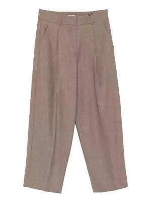 Seductive Sloanne Pleated Trousers - Brown