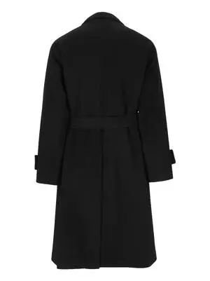 TAGLIATORE Tagliatore Heron Double-Breasted Belted Coat