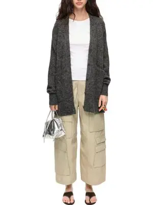 BIMBA Y LOLA BIMBA Y LOLA Dark Gray Melange Alpaca Cardigan