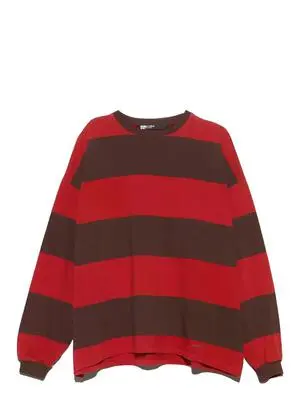 Bimba Y Lola Oversized Striped T-shirt - Red