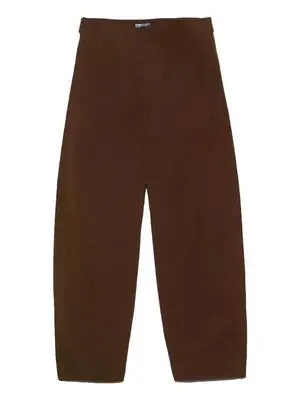 Bimba Y Lola BIMBA Y LOLA Oak Barrel-Leg Trousers Brown