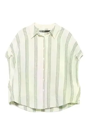 BIMBA Y LOLA BIMBA Y LOLA Striped Shirt With Button-Up Front