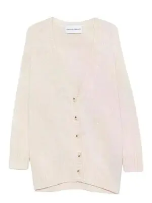 EMERSON RENALDI Ribbed Knit Cardigan - Neutrals