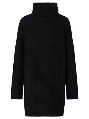 Liu Jo Jewel-button Knit Dress - Black