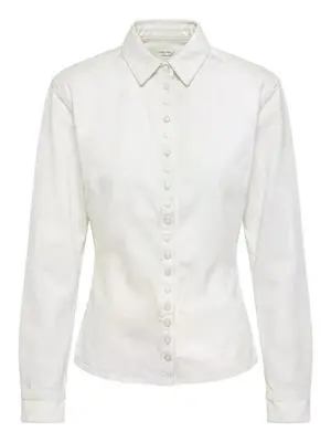 DIESEL® Logo Plaque Denim Shirt - Neutrals