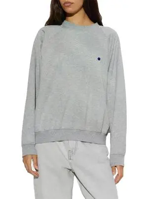 JIL SANDER Crew Neck Raglan Sweatshirt - Grey