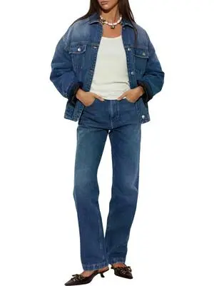 Marni Insulated Denim Jacket - Blue