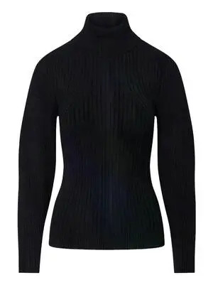 LIU JO Liu Jo Ribbed Turtleneck With Balloon Sleeves