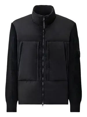 C.P. COMPANY Padded Jacket With Lens Detail - Black