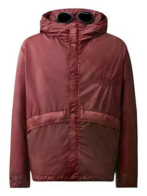 C.P. COMPANY Goggle Hooded Jacket - Red