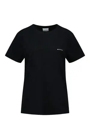MARANT MARANT Embroidered Cotton Jersey T-Shirt