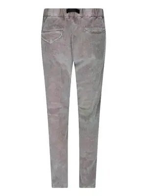 WHITE SAND Belted Corduroy Trousers - Neutrals