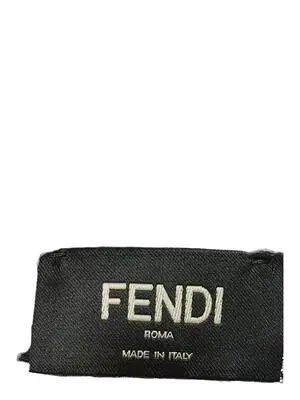 Fendi Ff-logo Embroidered Shirt - Black