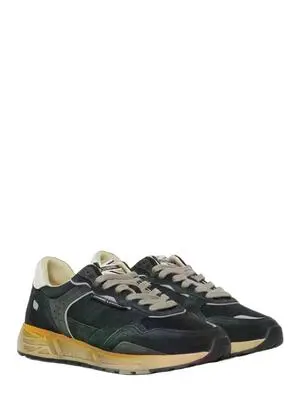 CRIME LONDON Panelled Lace-up Sneakers - Black