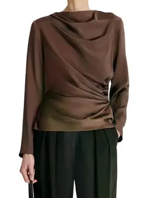 Loulou De Saison Anya Blouse - Brown